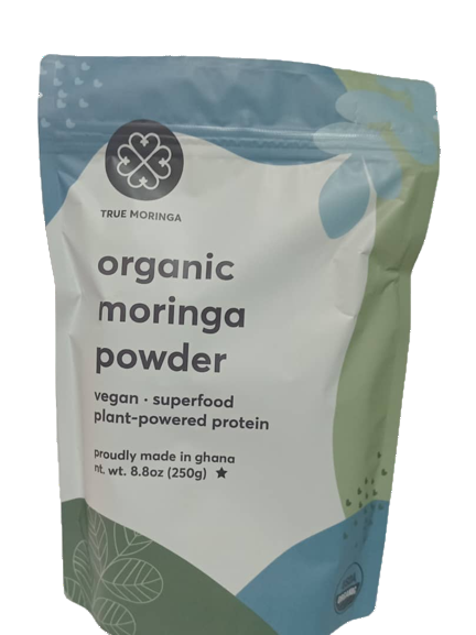 Organic Moringa Powder 250g - Value Pack – True Moringa Ghana